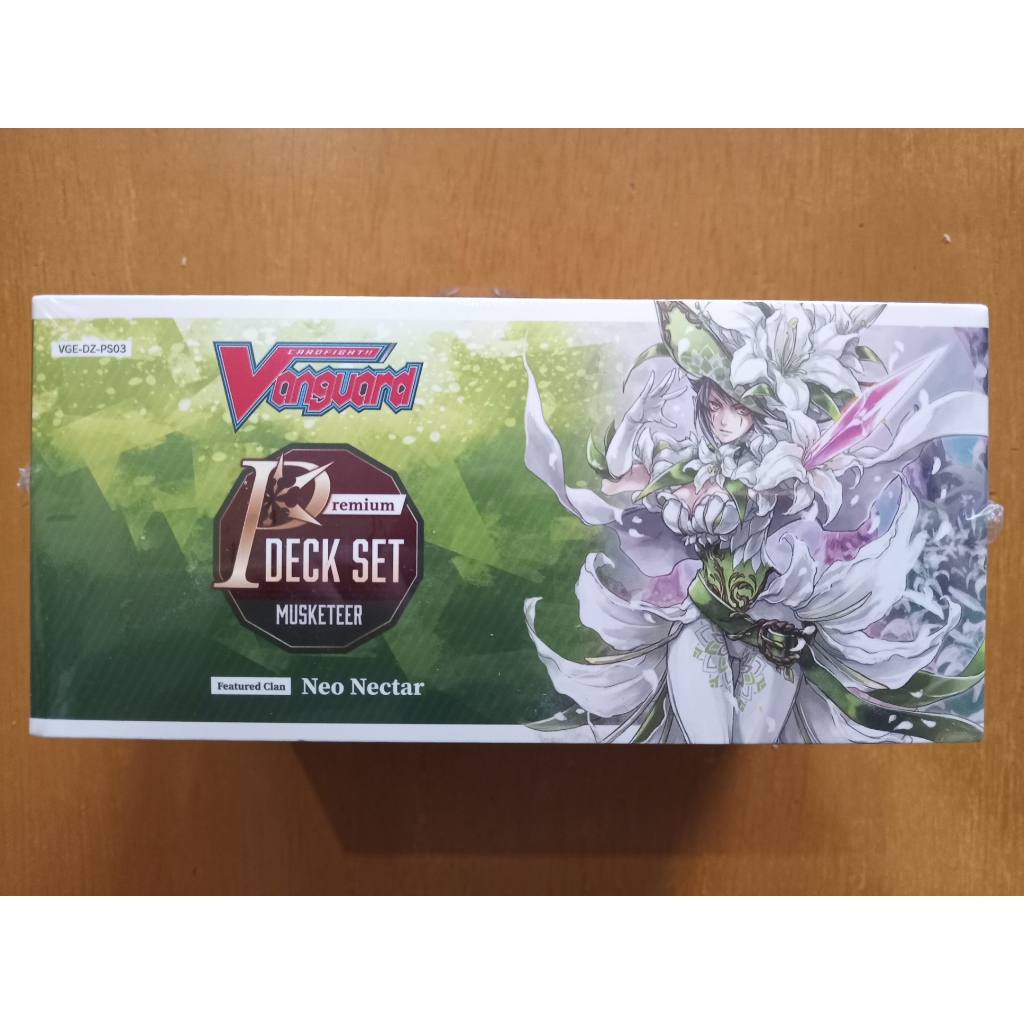 CFV Premium Deckset -Musketeer- English (VGE-DZ-PS03) Cardfight!! Vanguard Sealed Neo Nectar ...