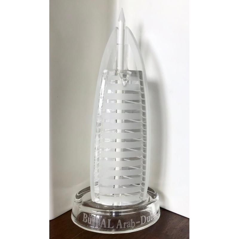 Dubai Souvenir Burj AL Arab-Dubai Glass Building Replica Collectible ...