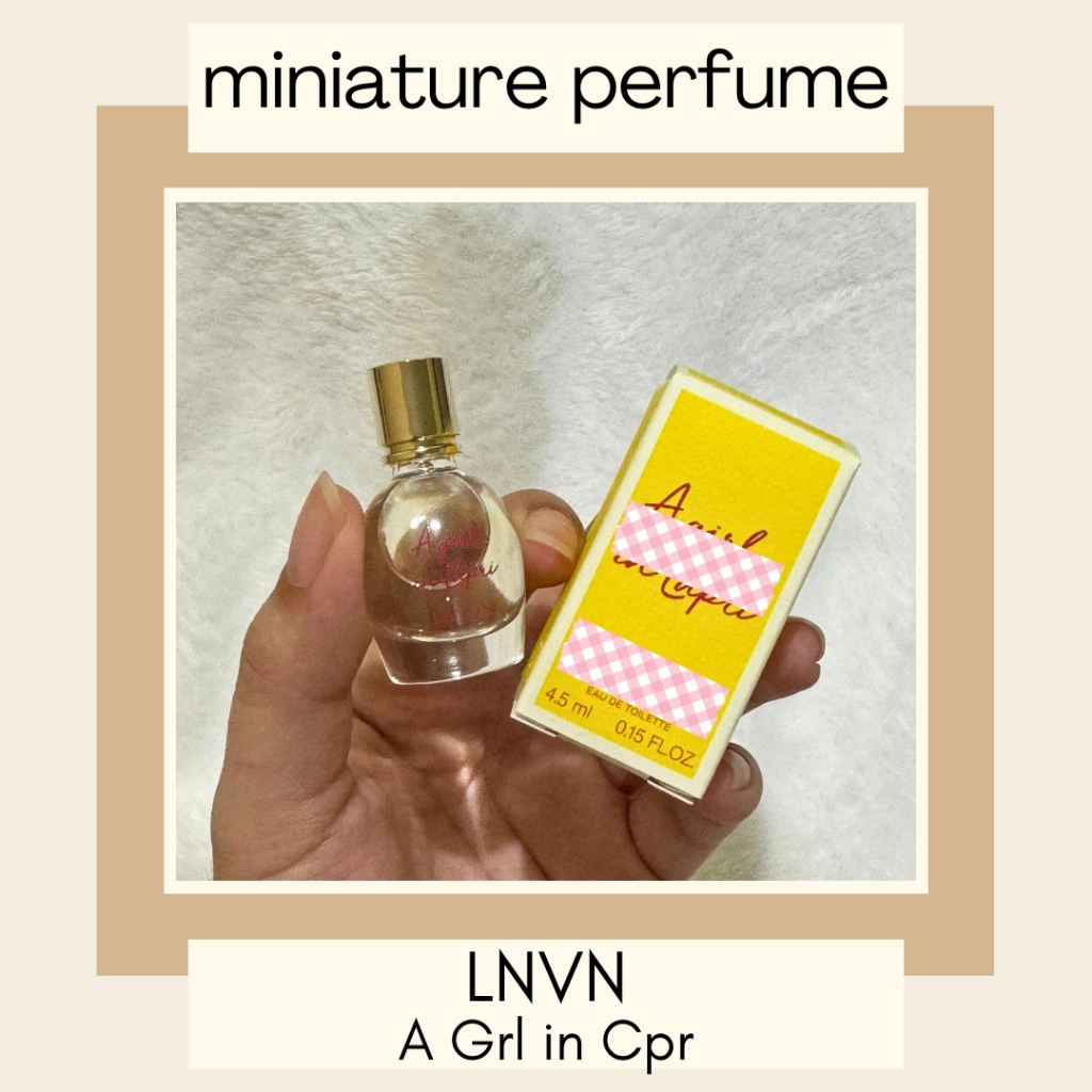 LANVIN A Girl in Capri (AUTHENTIC MINIATURE (MINI) PERFUME/TRAVEL SIZE ...