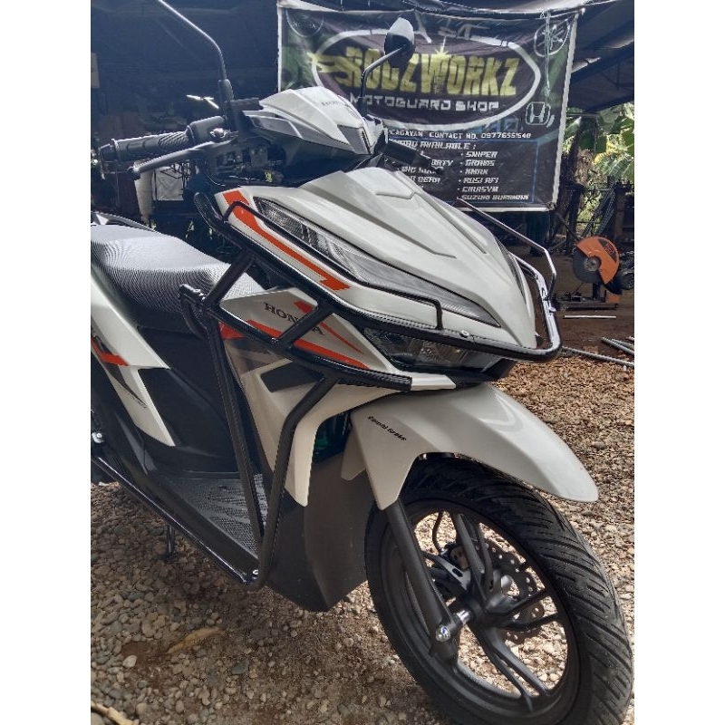HONDA CLICK V2 & V3 - CRASHGUARD FULL DESIGN(powder coating) | Shopee ...