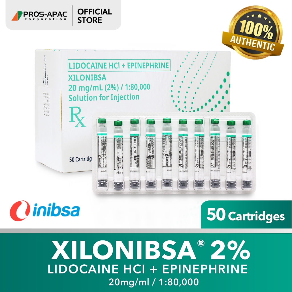 XILONIBSA Dental Anesthesia | INIBSA PROS APAC Dental Supply | Shopee ...