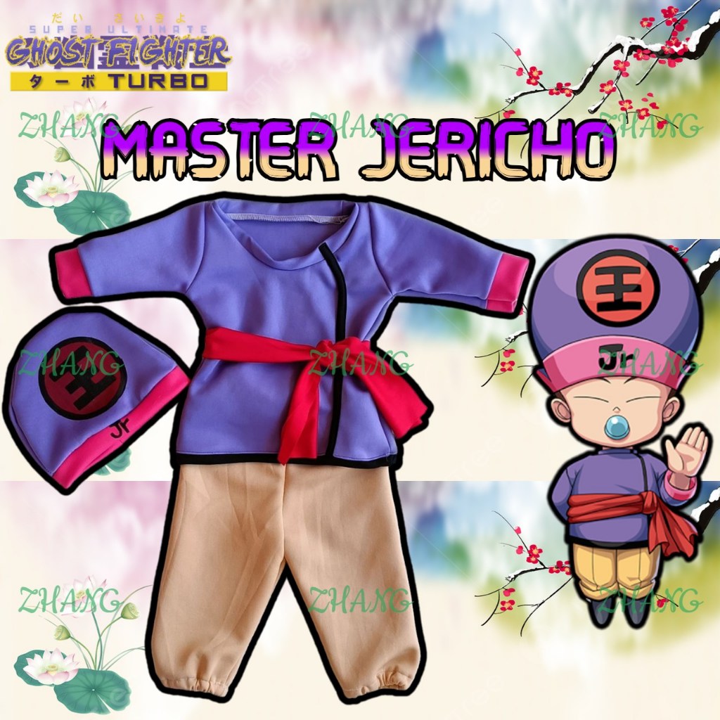 Master Jericho From Ghost Fighter Inspired Costume For Kids | Shopee ...