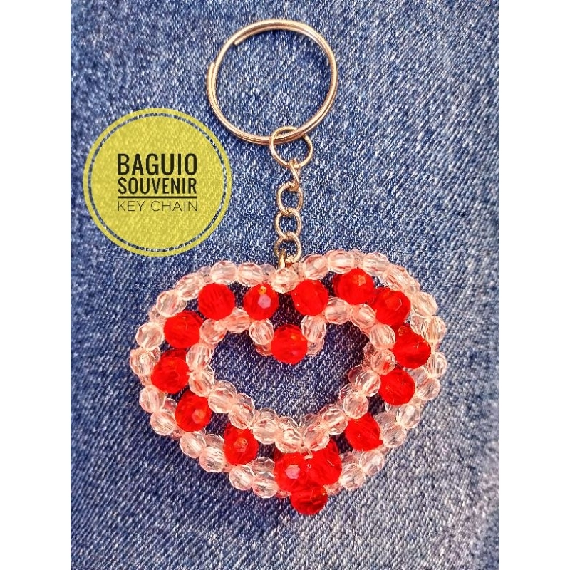 BAGUIO SOUVENIR KEY CHAIN(MATERIAL: BEADS) | Shopee Philippines
