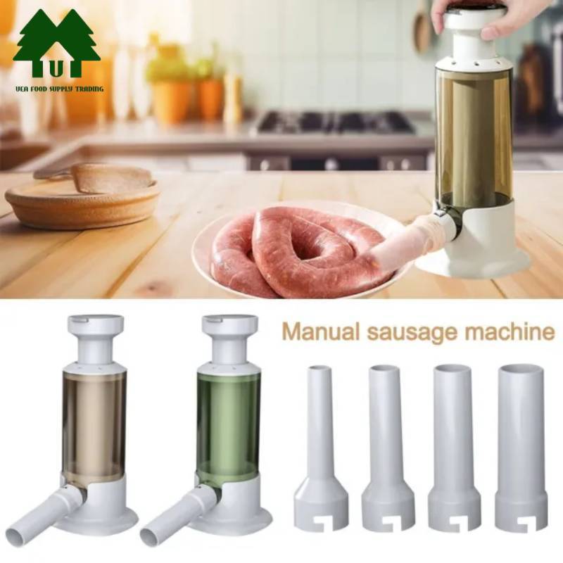 Press Type Enema Stuffer GREEN Longganisa Stuffer Machine Sausage Maker ...