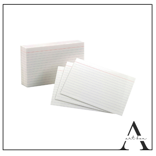 25sheets/pack INDEX CARD (3X5,4X6,5X8) | Shopee Philippines