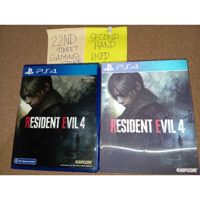 PS4 RESIDENT EVIL 4 REMAKE REG. 3 (W/ LENTICULAR HOLOGRAPHIC SLEEVE ...