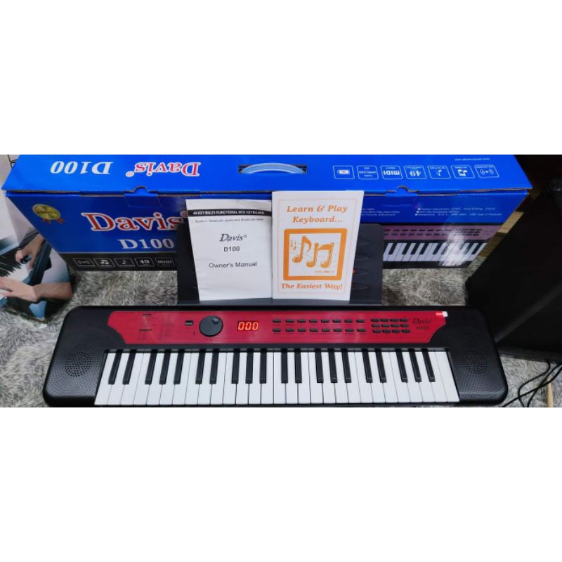 D-100 Davis 49 Touch response keys kp piano | Shopee Philippines
