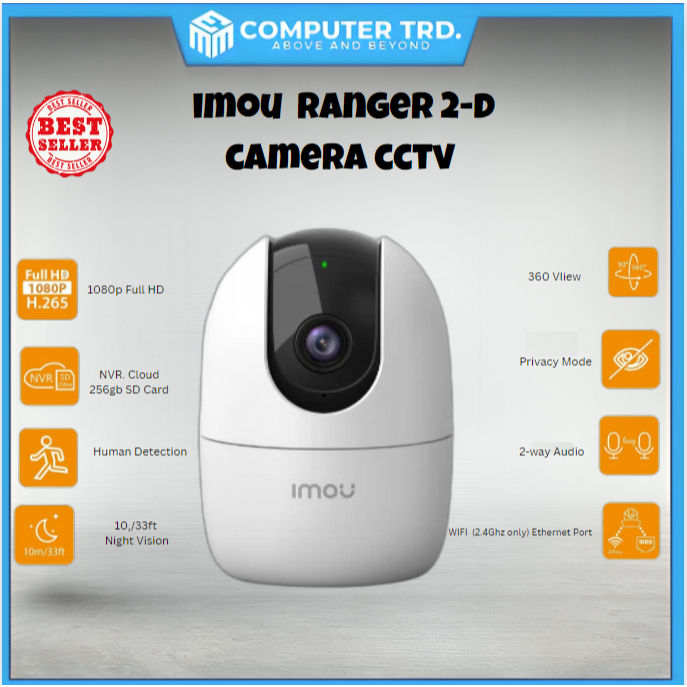 IMOU CCTV Ranger 2-D Indoor Smart Security Camera Brandnew | Shopee ...