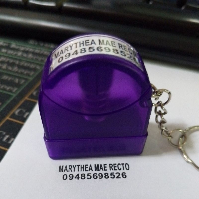 STAMP PERSONALIZED SELF INKING FREE NAME | Shopee Philippines