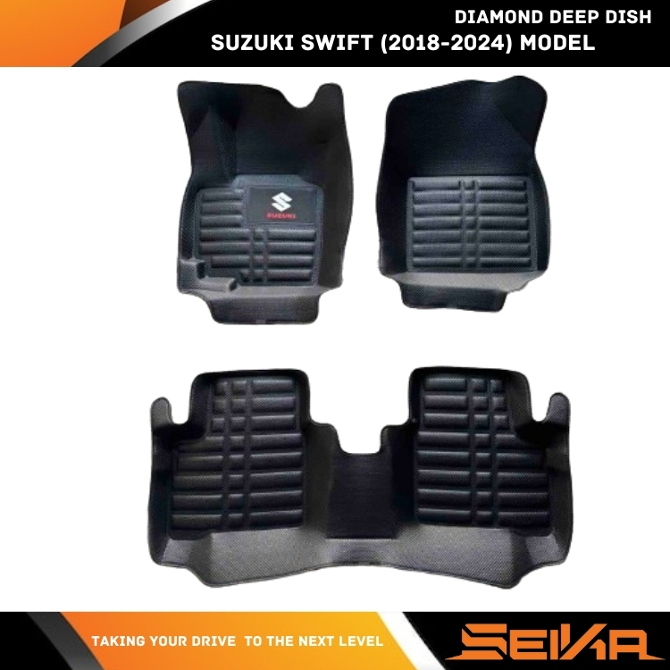 Suzuki Swift 2018-2024 Diamond Deep Dish Mat - Swift Deepdish Matting ...