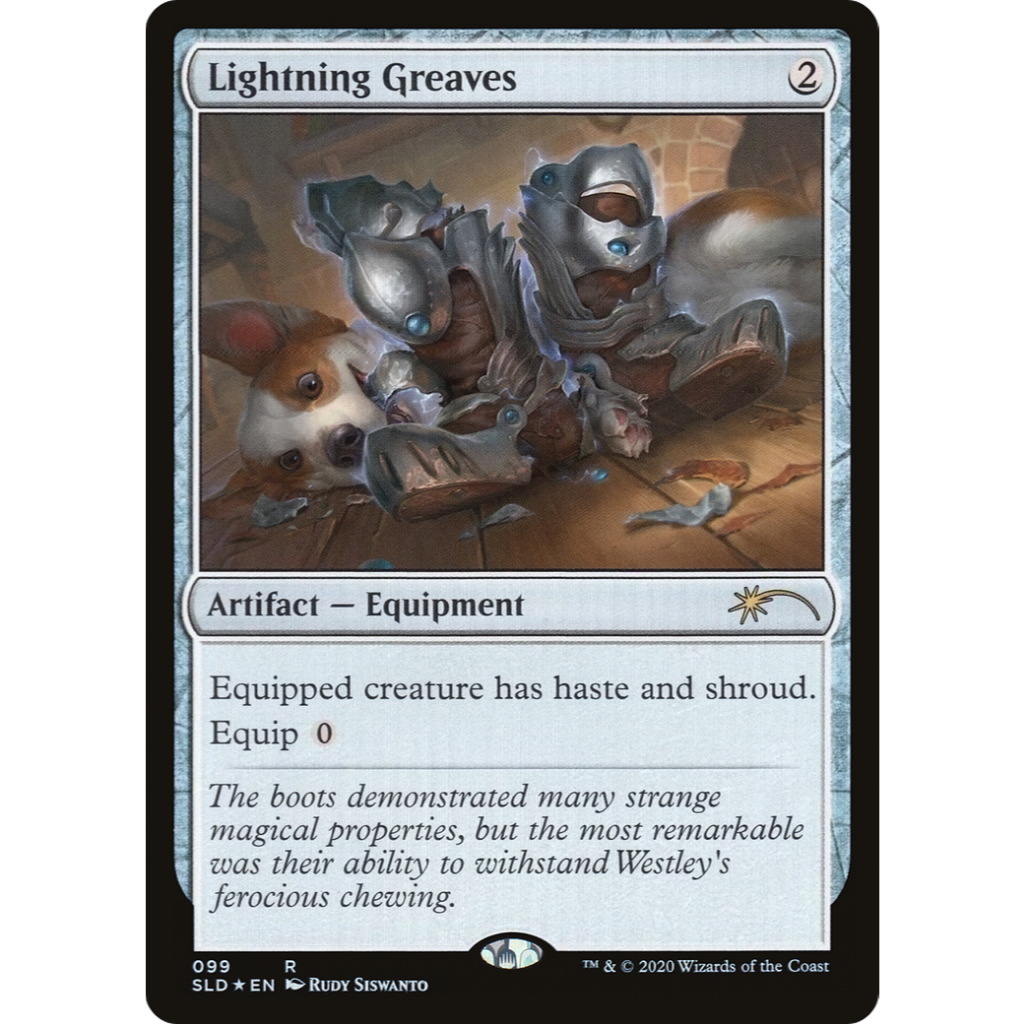 Lightning Greaves sld-99 Test Card Preffered Badge Proxy Test Card ...