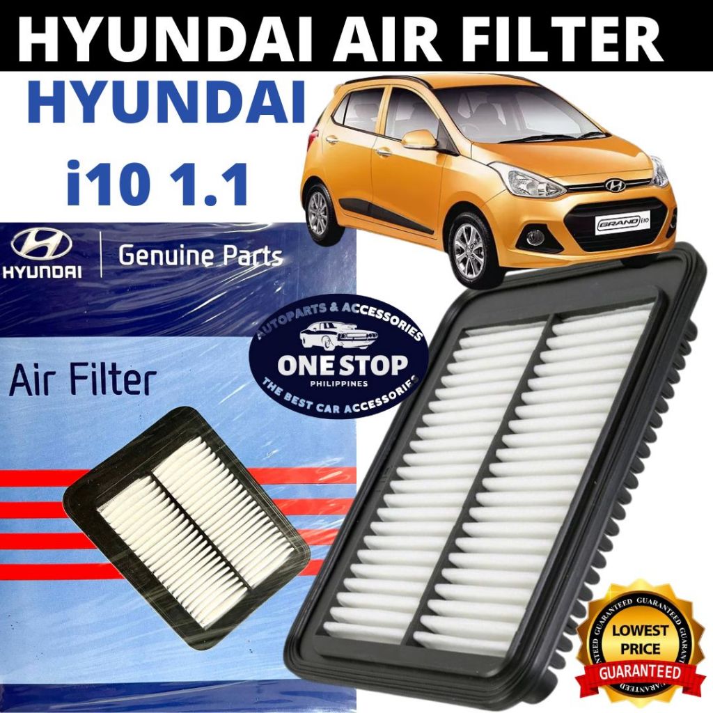 HYUNDAI AIR FILTER FOR HYUNDAI i10 1.1 Engine (2008 to 2017) Part ...