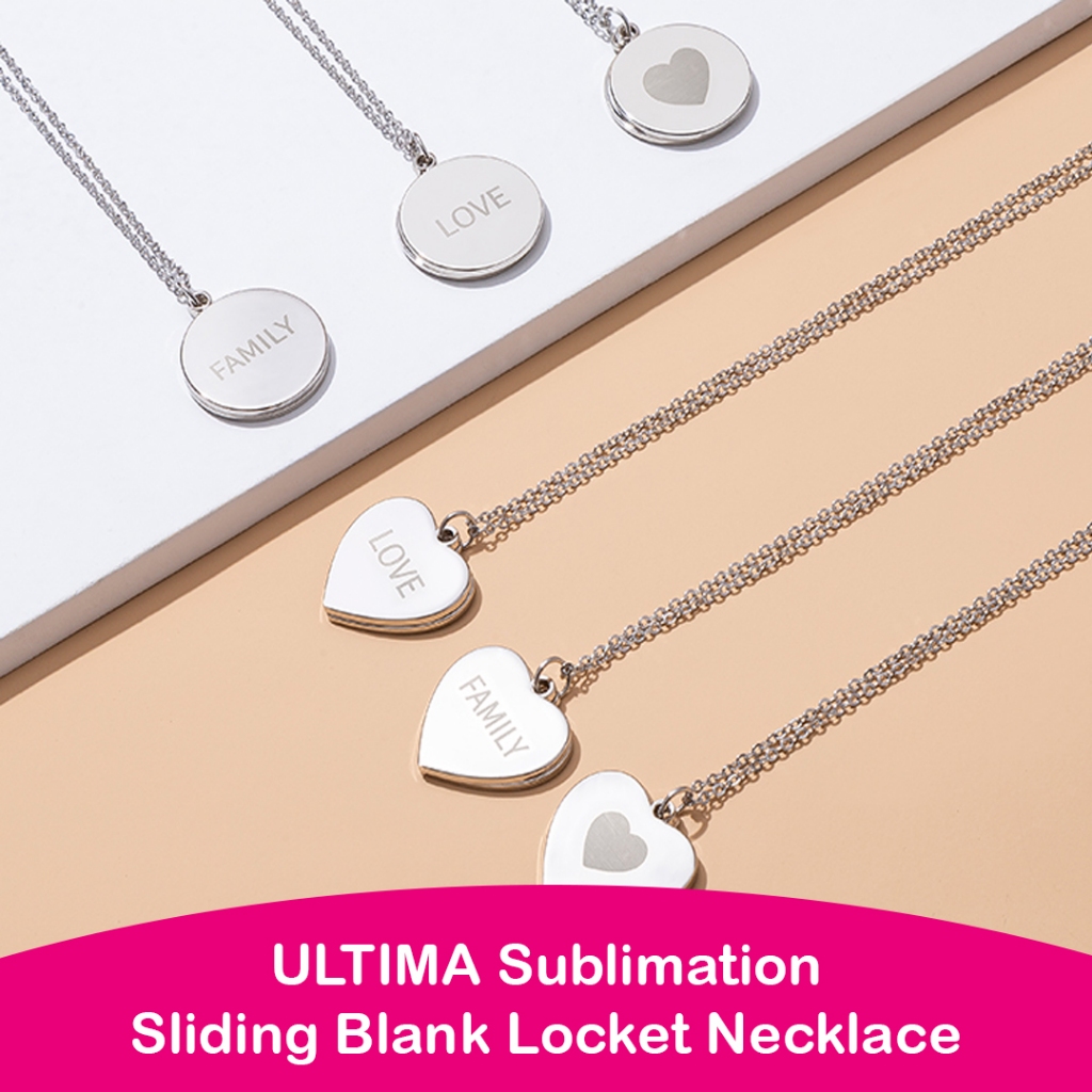 ULTIMA | Sublimation Sliding Blank Locket Necklace | Shopee Philippines