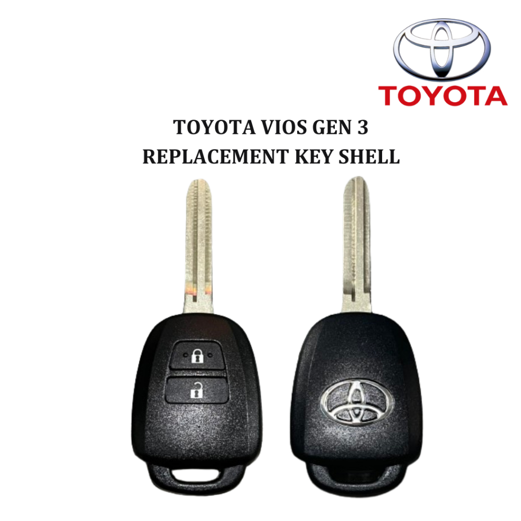 Toyota Vios Gen 3 Replacement Key Shell | Shopee Philippines