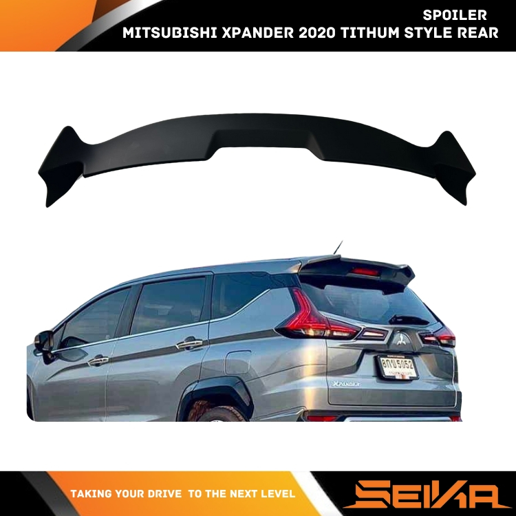 Mitsubishi Xpander spoiler, 2020, Tithum Style, Spoiler, Matte Black ...