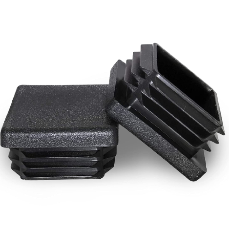 Plastic Square Cap Footing 100 PCS (1) Square Rectangular Tube Plastic ...