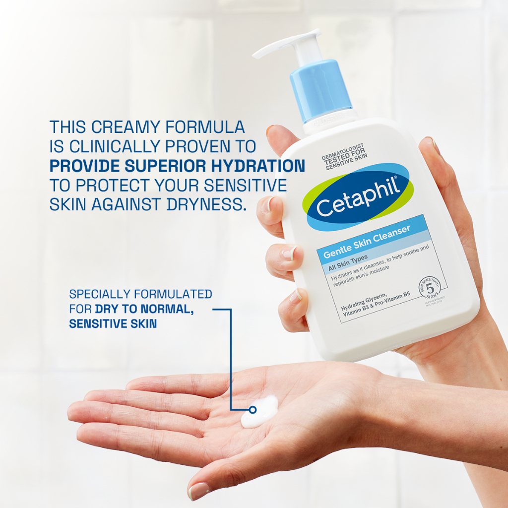 Cetaphil Gentle Skin Cleanser 60ml For Sensitive Skin Non Drying Facial Wash And Paraben Free Shopee Philippines