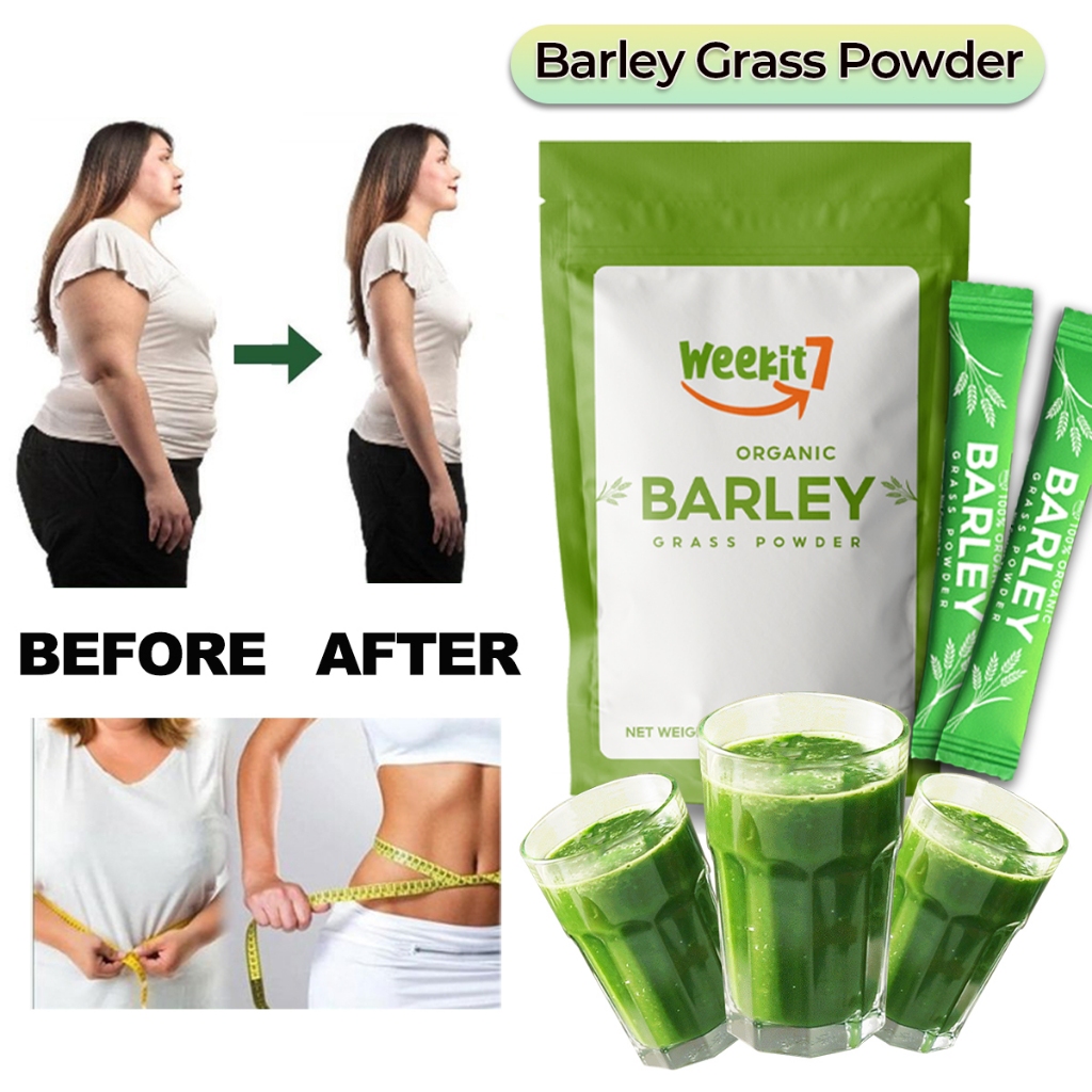 【Buy 1 take 3】 Weekit7 Barley Grass Powder Organic Supplement Dietary ...