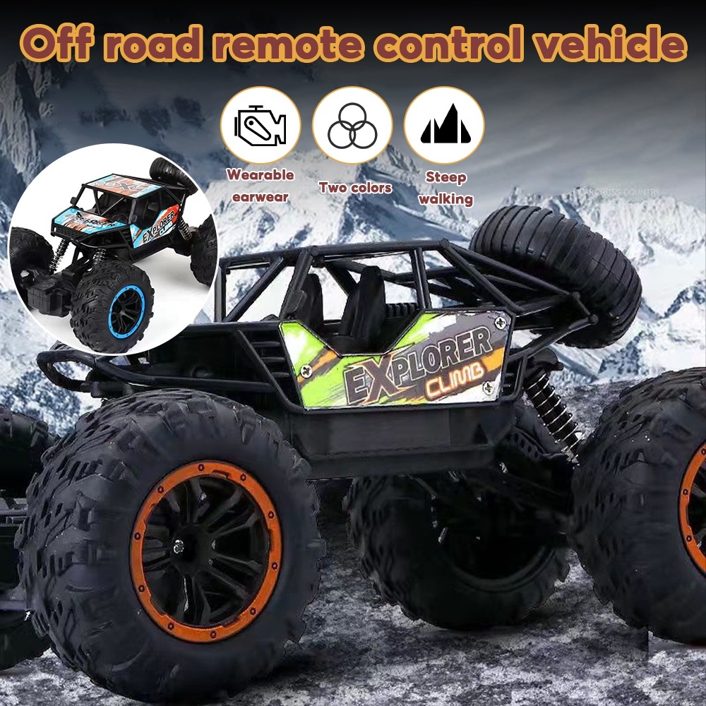 Super sized off-road vehicle alloy remote control car, rechargeable ...