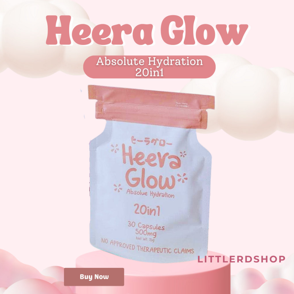 Heera Glow Absolute Hydration 20in1 Glutathione Whitening Capsules by ...