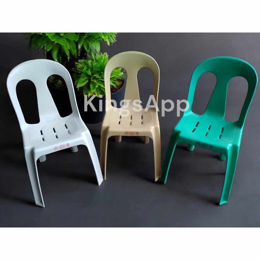 CHAIR PLASTIC MONOBLOC BUNNY CHAIR/UPUAN STOCK N0. 101 CLASS B | Shopee ...
