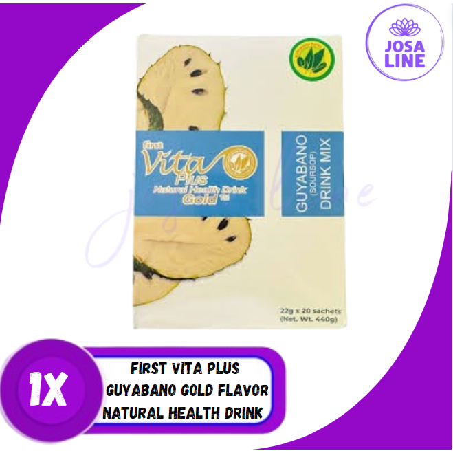 First Vita Plus Guyabano Gold Natural Health Drink 25g x 20sachets (x1 box) | Shopee Philippines