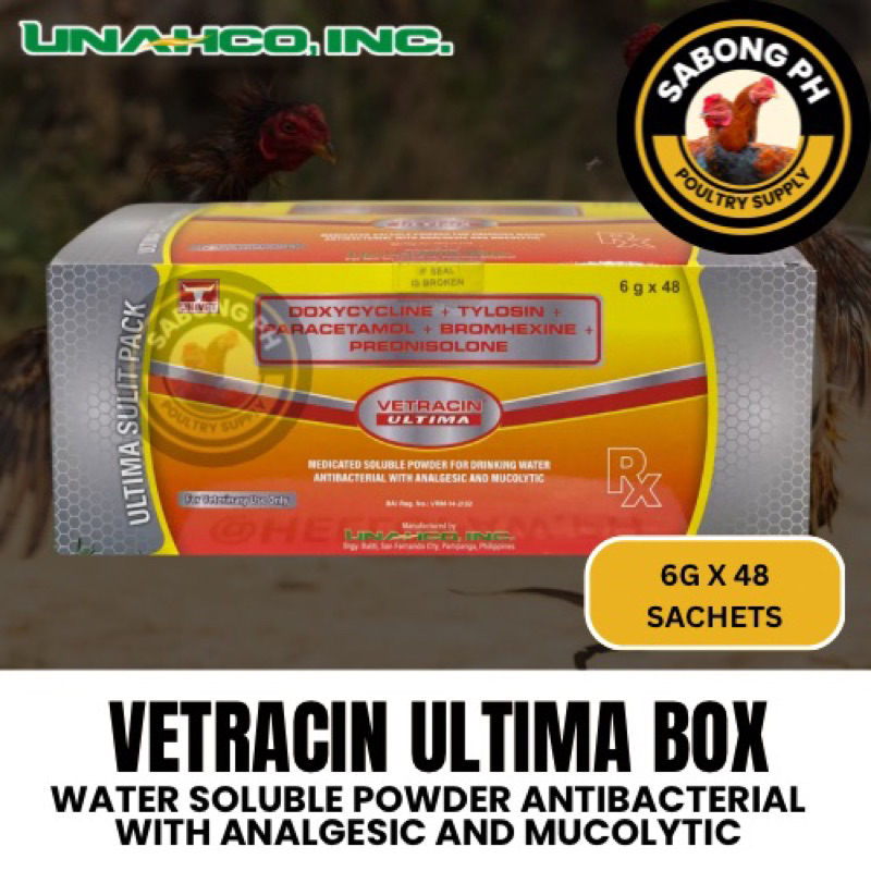 Vetracin Ultima 6G x 48 SACHETS | Shopee Philippines