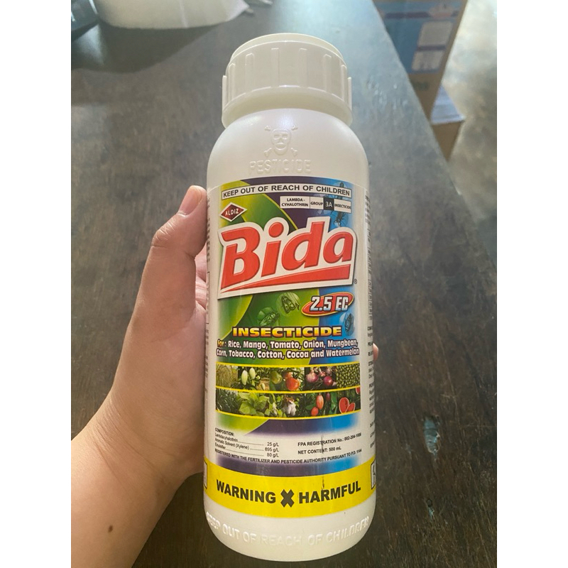 BIDA 2.5EC Insecticide (Lambdacyhalothrin) 500ml / 1Liter | Shopee ...
