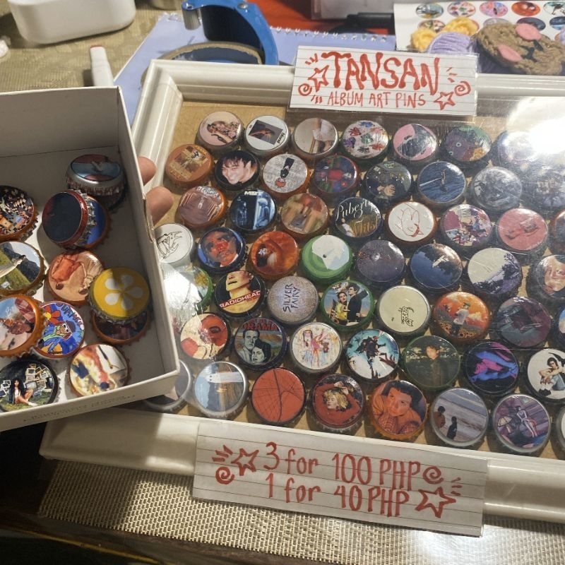 TANSAN ALBUM ART PINS: CUSTOMIZED ⋆.˚꩜ .ᐟ˙⋆ | Shopee Philippines