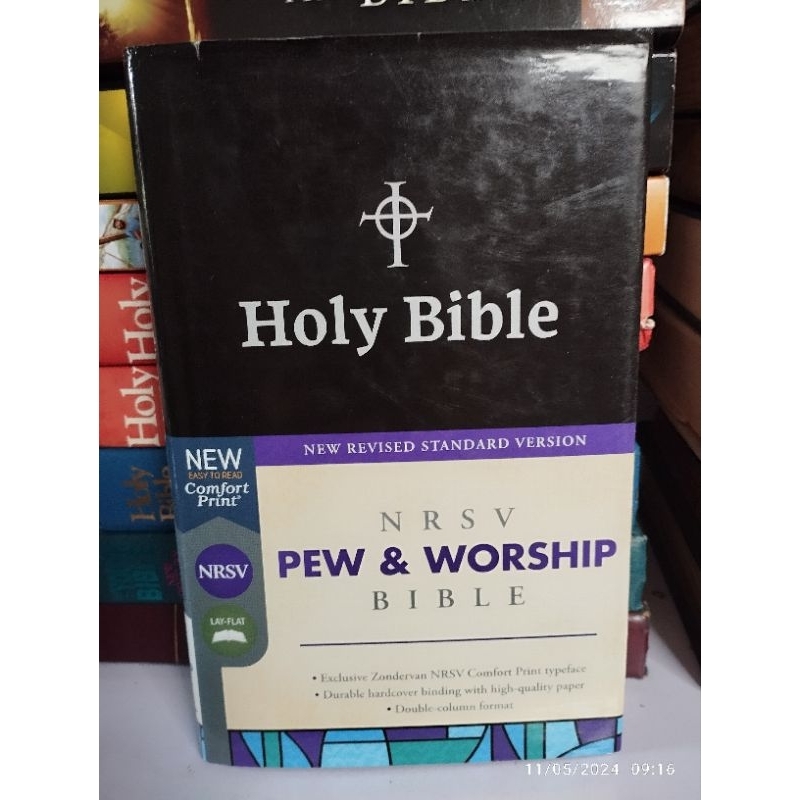 New Revised Standard Version, Pew and Worship Bible | Shopee Philippines