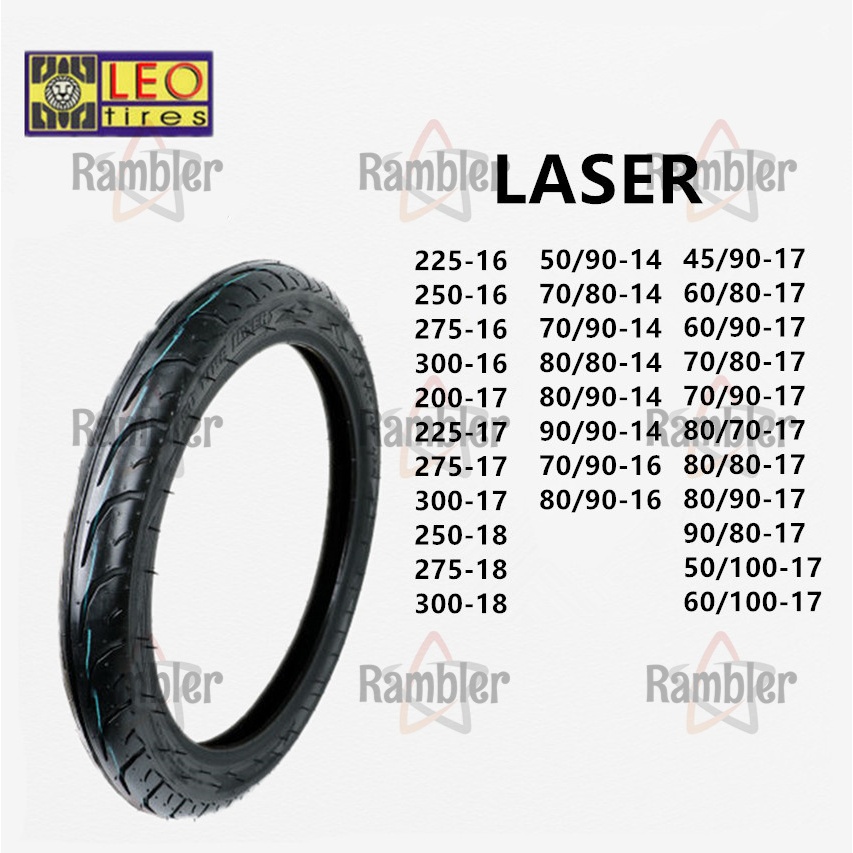 Original Direct From Factory Motorcycle Tire Leo Laser (TUBE TYPE ...