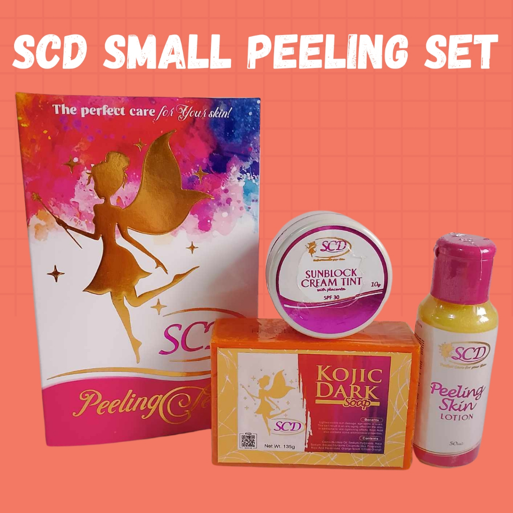 SCD BIG/SMALL SET PEELING SKIN LOTION | Shopee Philippines