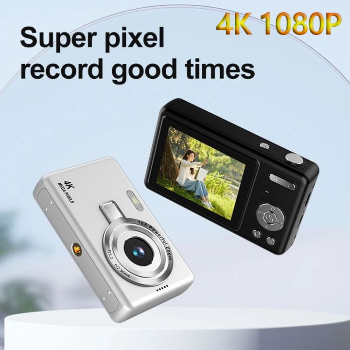 4K Digital Camera For Photography Digicam CCD HD 1080P 16X Pocket Video ...