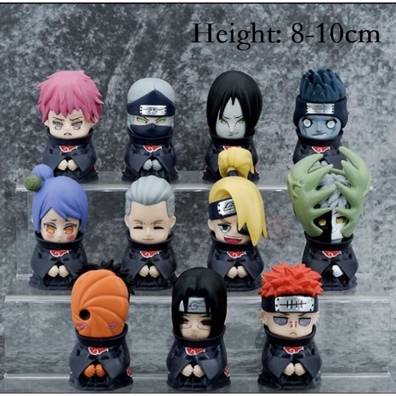 shop : NARUTO Akatsuki Playable Collectible Toy Figure Cake Topper ...