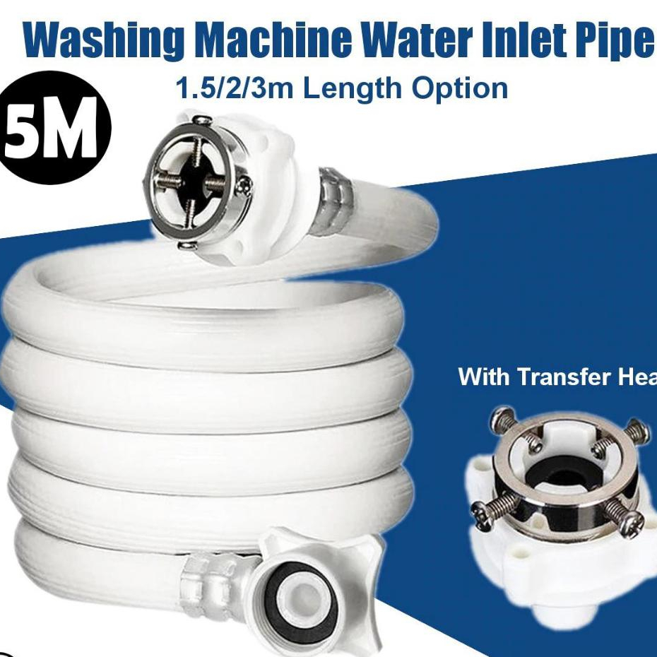 2/3/5m Automatic Washing Machine Inlet Water Hose Extension Tube | Shopee Philippines