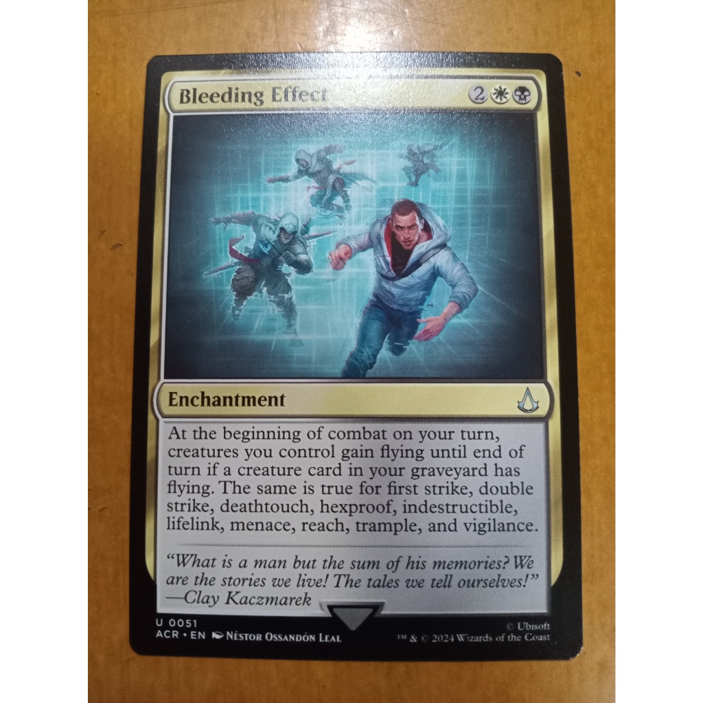 MTG Bleeding Effect Uncommon ACR Universes Beyond: Assassin's Creed Magic the Gathering | Shopee ...