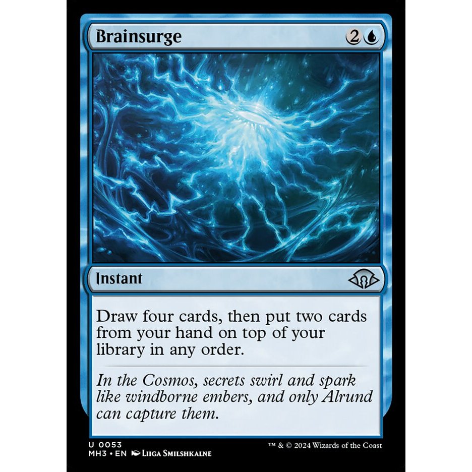 MTG Singles: Brainsurge NM Blue MH3 Modern Horizons 3 | Shopee Philippines