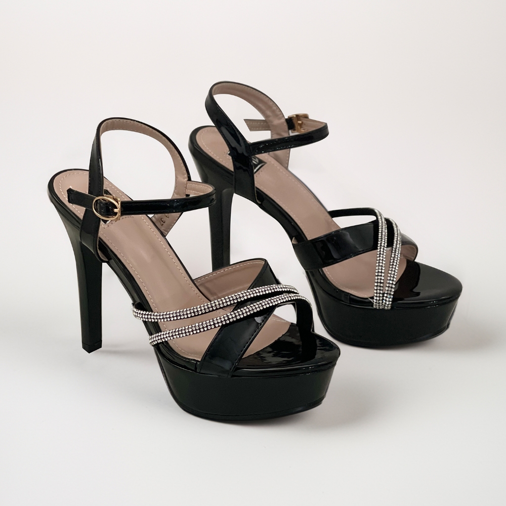 TC HIGH HEELS - 4 INCHES ELEGANT MODERN PAGEANT/PARTY HEELS NUDE COLOR ...