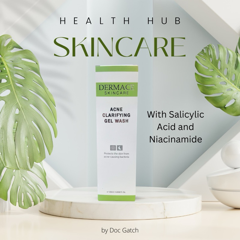 Dermace Acne Clarifying Gel Wash | Shopee Philippines