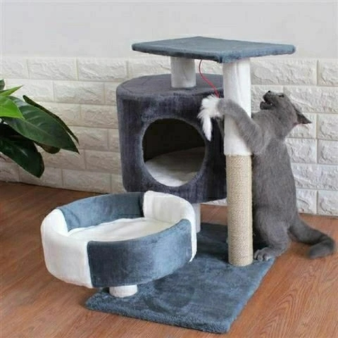 Large Size Cat House Condo Home Cat Tree Tower Bed Climbing Scratcher ...