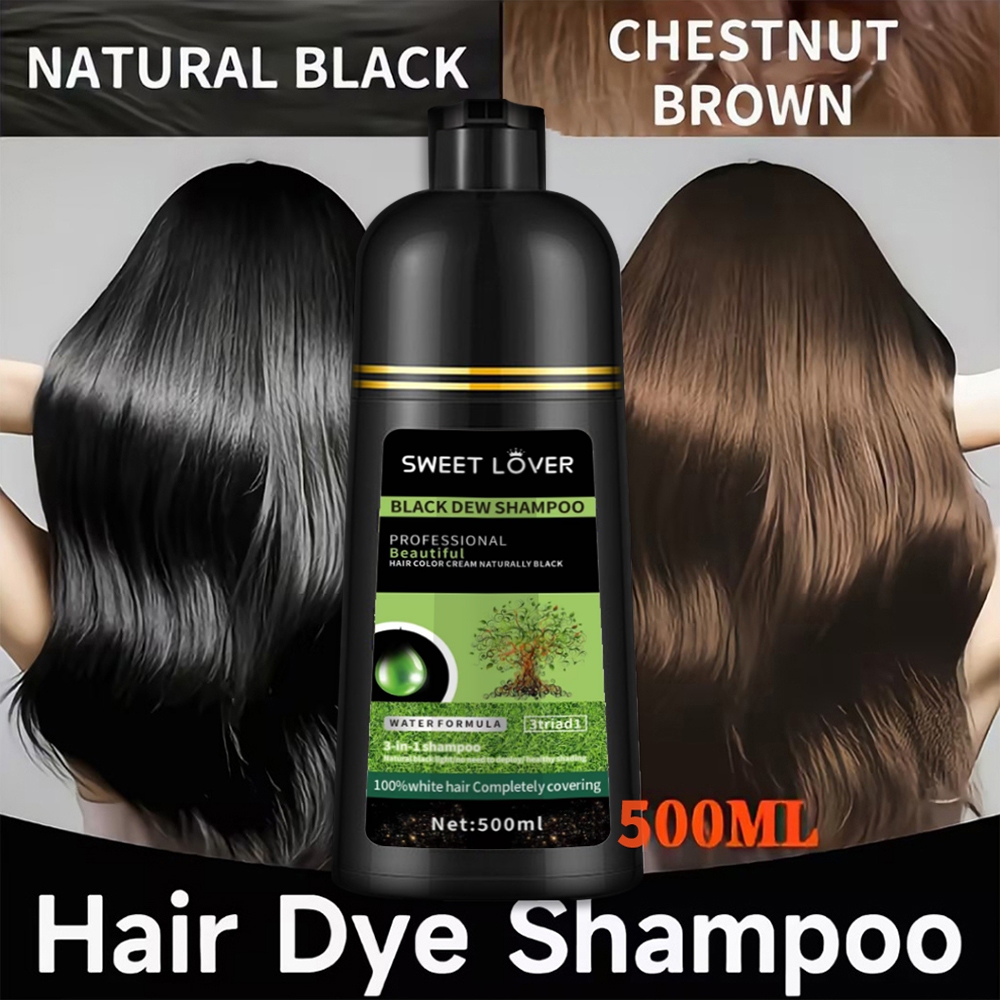 500ML Japan Original Herbal Hair Dye Shampoo 500ml Fragrant shampoo ...