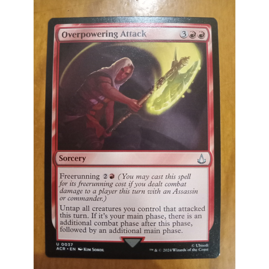 MTG Overpowering Attack Uncommon ACR Universes Beyond: Assassin's Creed ...
