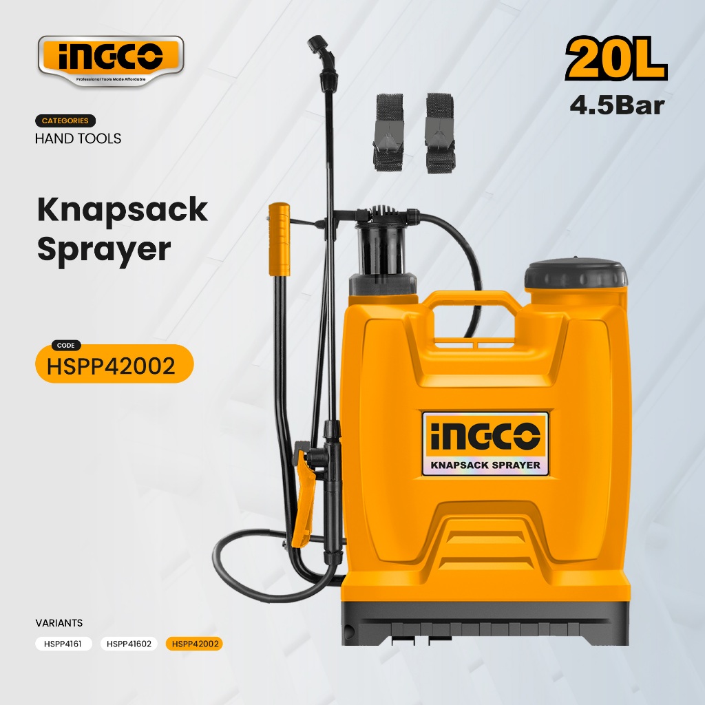 Ingco Knapsack Sprayer 16L | 20L Backpack Sprayer Manual Knapsack Sprayer Pump Sprayer IHT ...