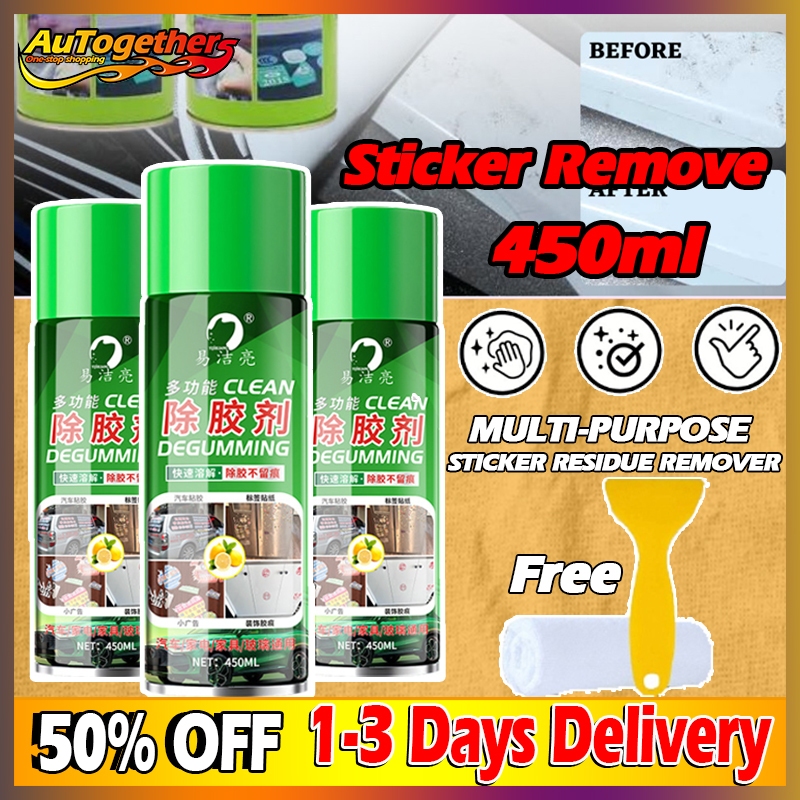 Sticker Remover Spray 450ML Car Sticker Remover Car Window Film ...