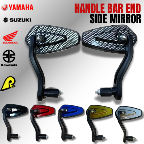 HONDA TMX 125 Handle Bar End Rearview Side Mirror Non Graded Lens ...