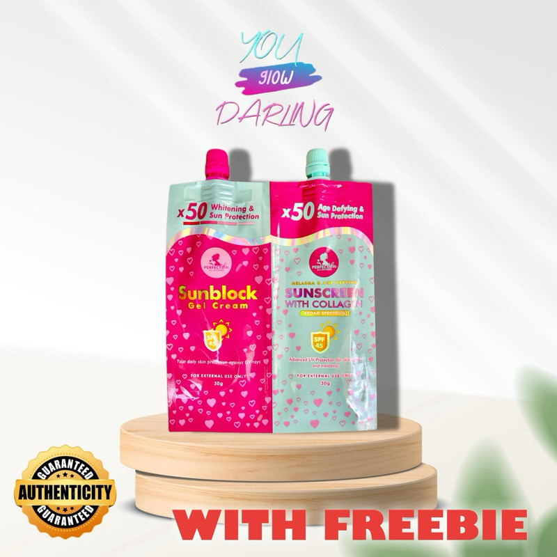 PERFECT SKIN Twinpack Sunblock Gel Cream and Melasma Age Defying ...