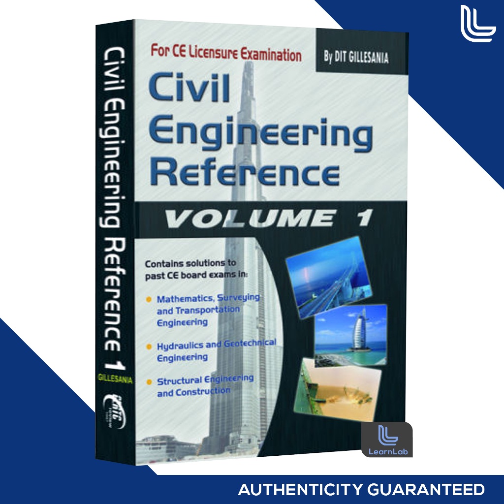 ORIGINAL - CIVIL ENGINEERING REFERENCE Volume 1 For CE Licensure Exam ...