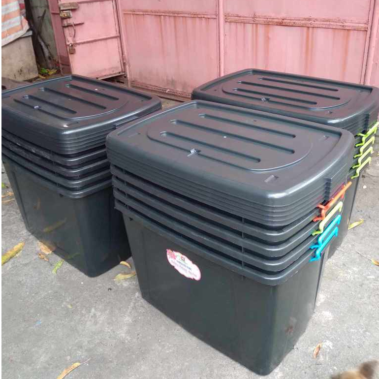 200 LITERS BIGGEST STORAGE BOX SAMPAGUITA WITH WHEELS STORAGE BOX ...