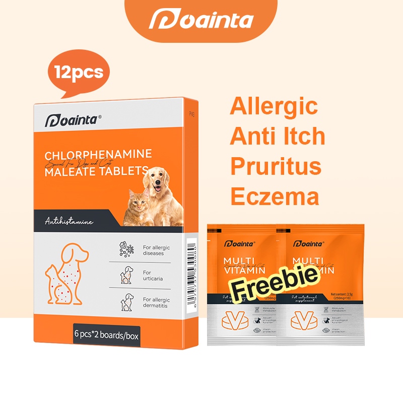 PUAINTA Anti Allergy for Dogs and Cats Allergic Itch Relief Skin ...