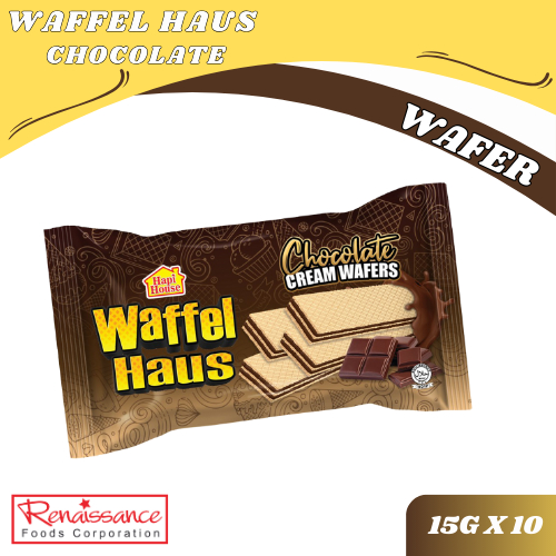 Waffel Haus Chocolate Wafers 15g x 10 | Shopee Philippines